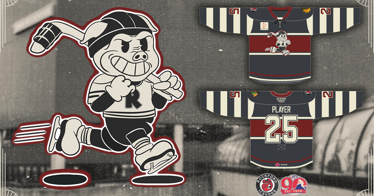 Rockford IceHogs | Rockford IceHogs Unveil “Retro” Jersey to…