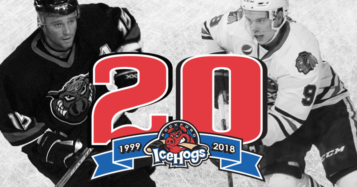 Rockford IceHogs | ICEHOGS UNVEIL 20TH-ANNIVERSARY LOGO