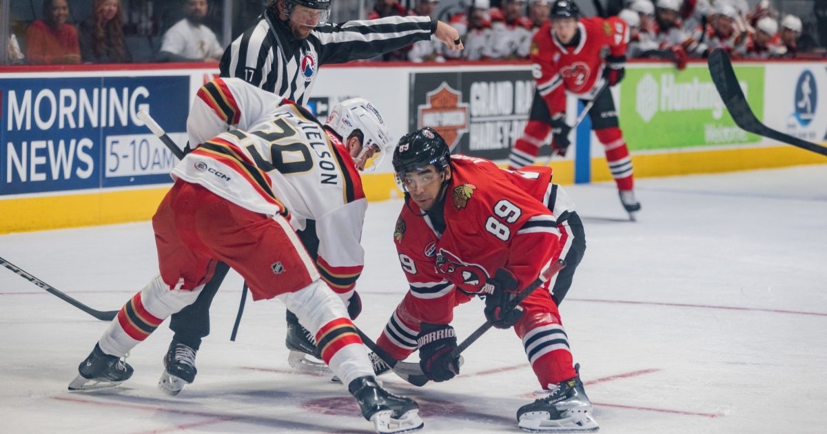 Rockford IceHogs | IceHogs Fall Despite Athanasiou's Goals
