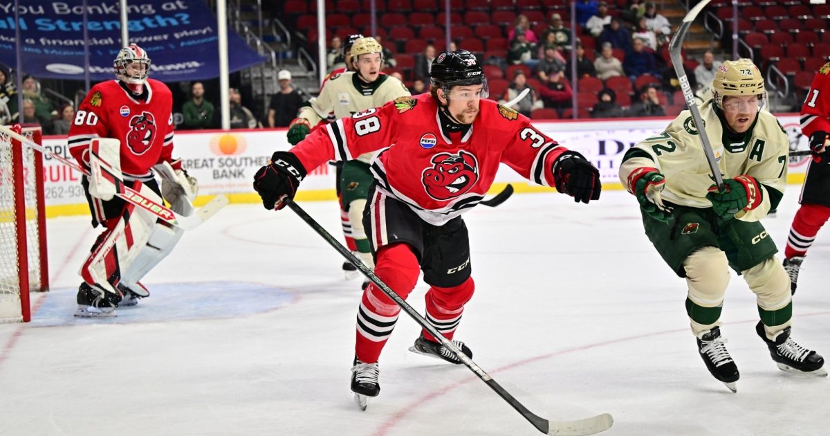 Rockford IceHogs | IceHogs Blanked by Wild 5-0 to End Road Trip