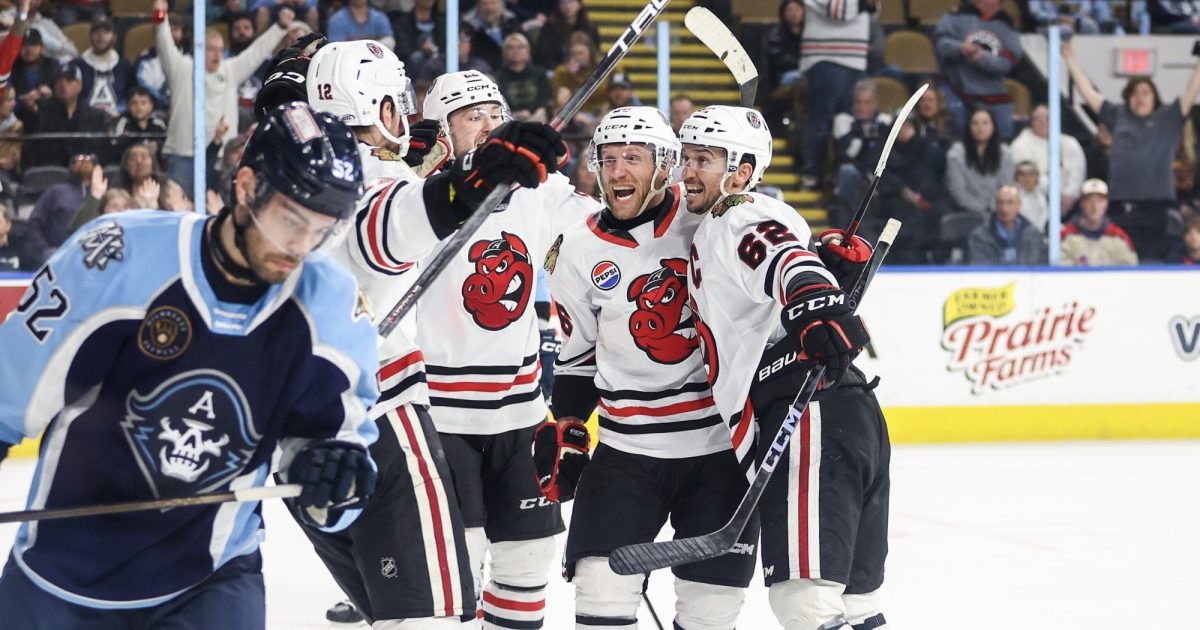 Rockford IceHogs | Rockford Roars Back to Win Game 1 in Overtime
