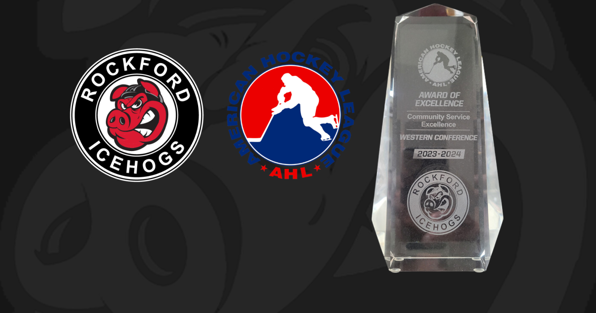 Rockford IceHogs | IceHogs Receive Community Service Excellence Award…