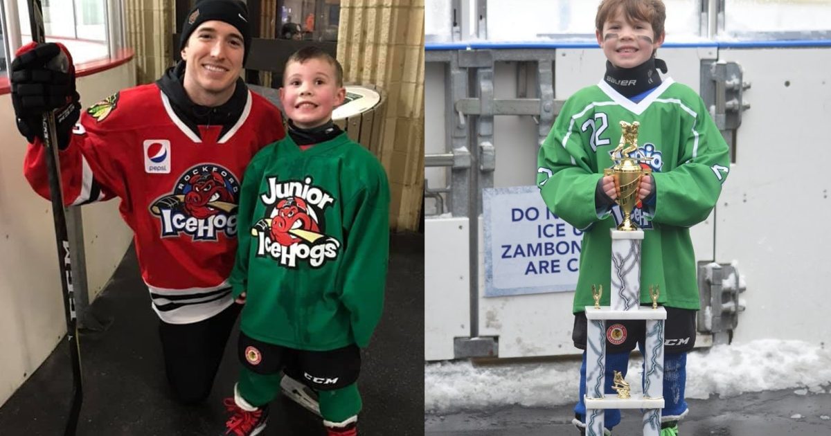 Rockford IceHogs | Jr. IceHog Declan Receives Special Message from…