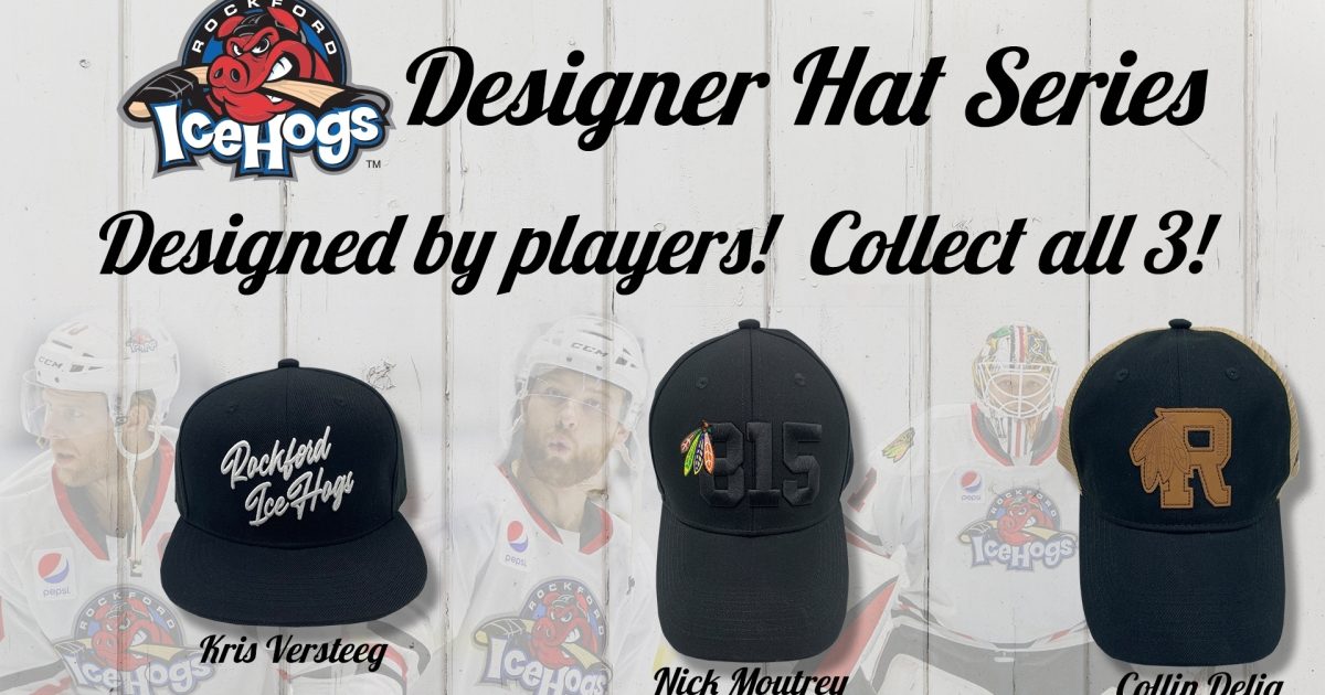 Rockford IceHogs | IceHogs Unveil Player Designer Hat Series