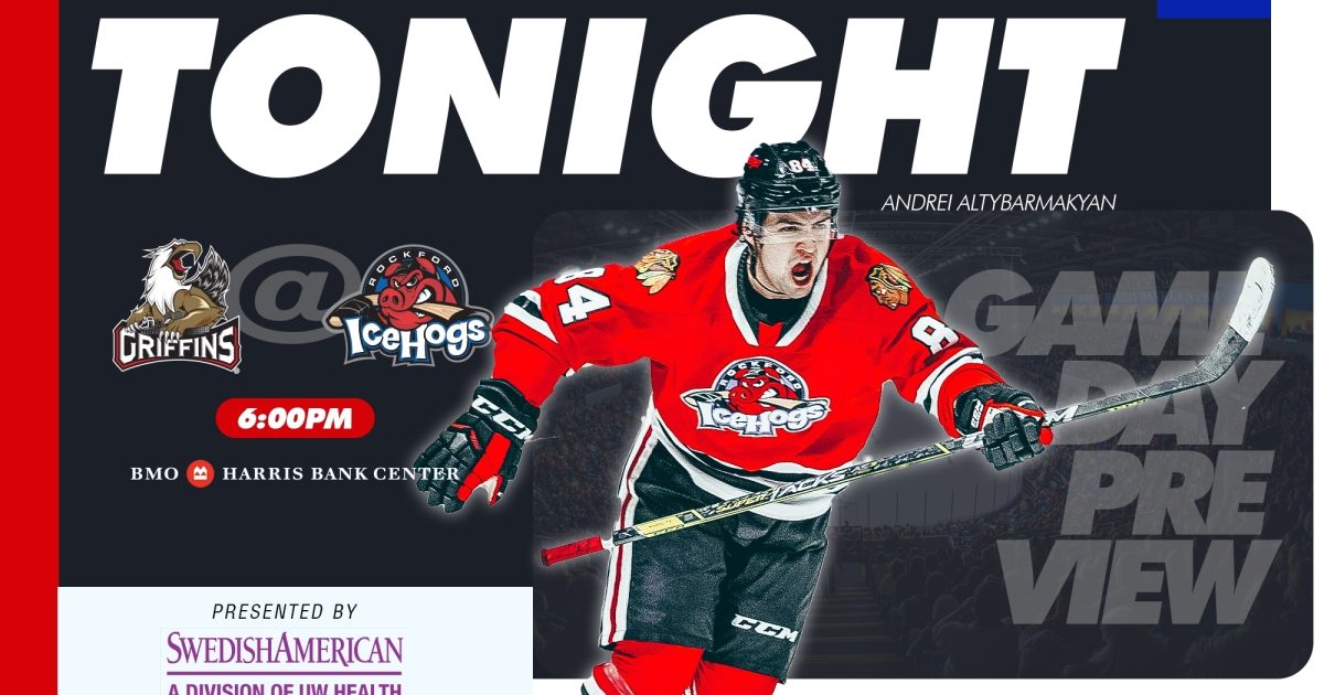 Rockford IceHogs | IceHogs Open Four-Game Homestand Tonight vs.…