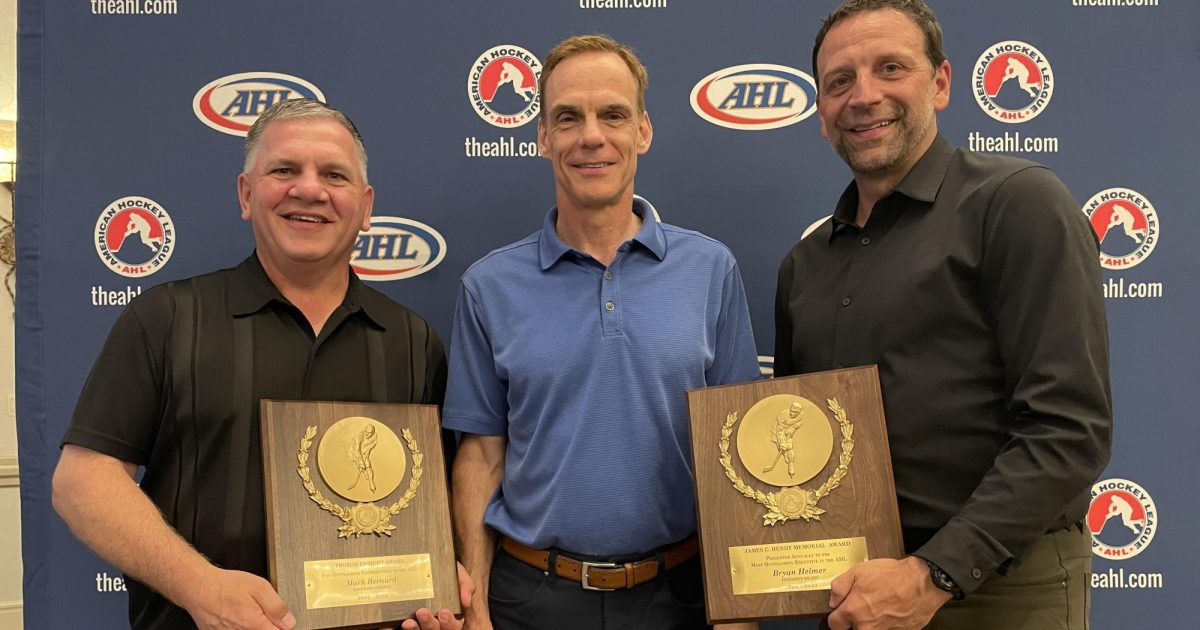 Rockford IceHogs | IceHogs President & GM Mark Bernard Honored by AHL…